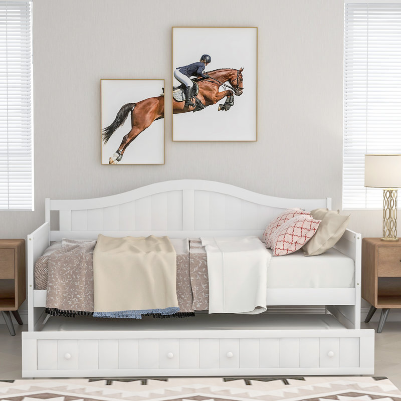Red Barrel Studio Ostia Twin Daybed with Trundle Reviews Wayfair